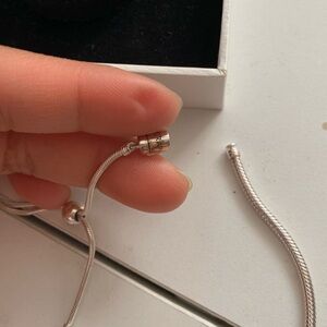 Pandora | Jewelry | Pandora Sliding Snake Chain Moments Bracelet W New ...